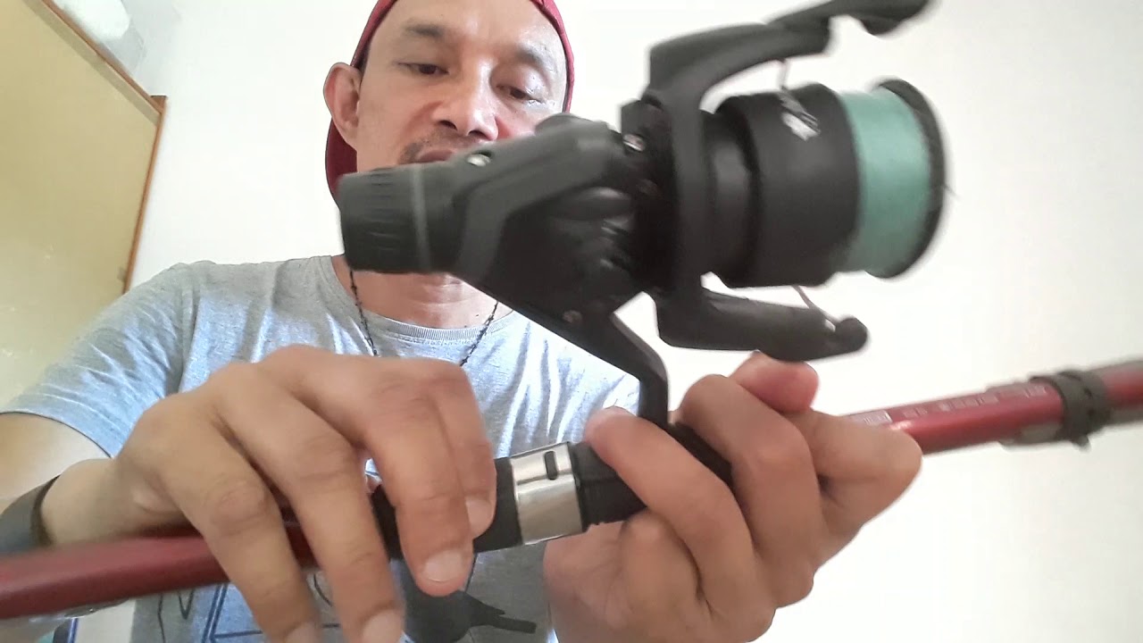 (PINOY)Set up how to use fishing rod for BEGINERS - YouTube