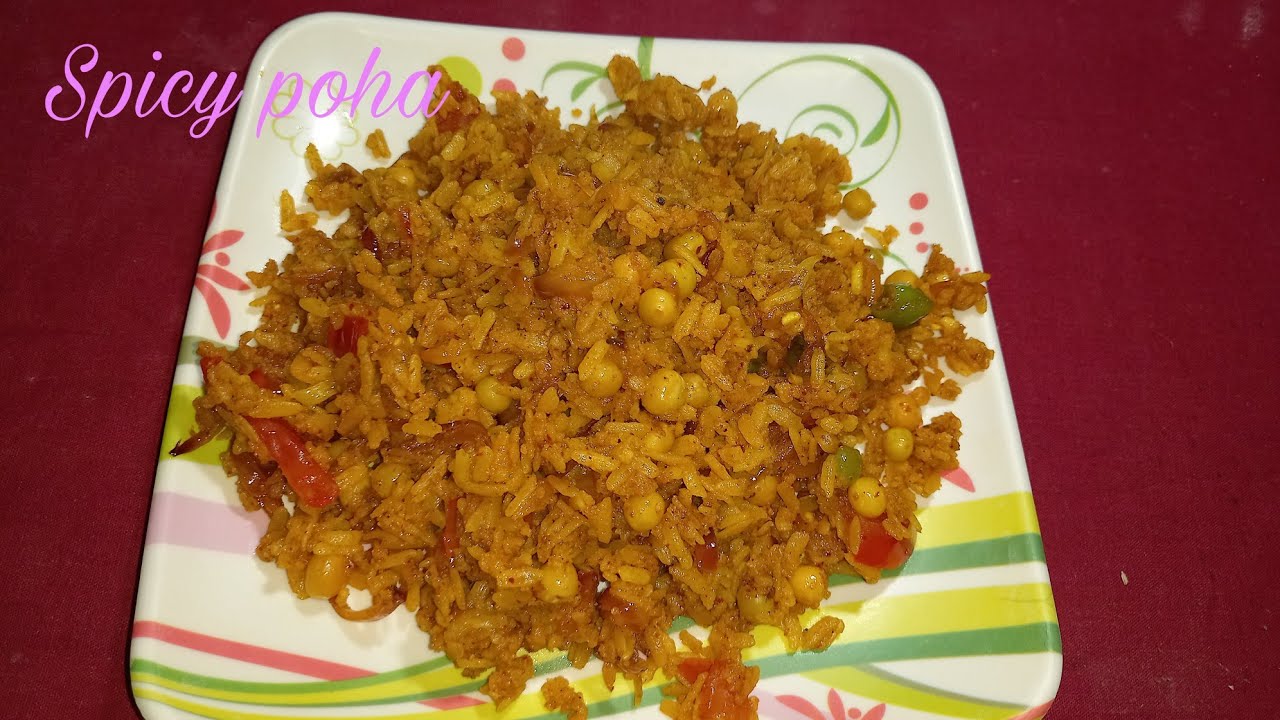 Spicy Poha Recipe | How to Make Poha | Easy Poha Quick Recipe ...