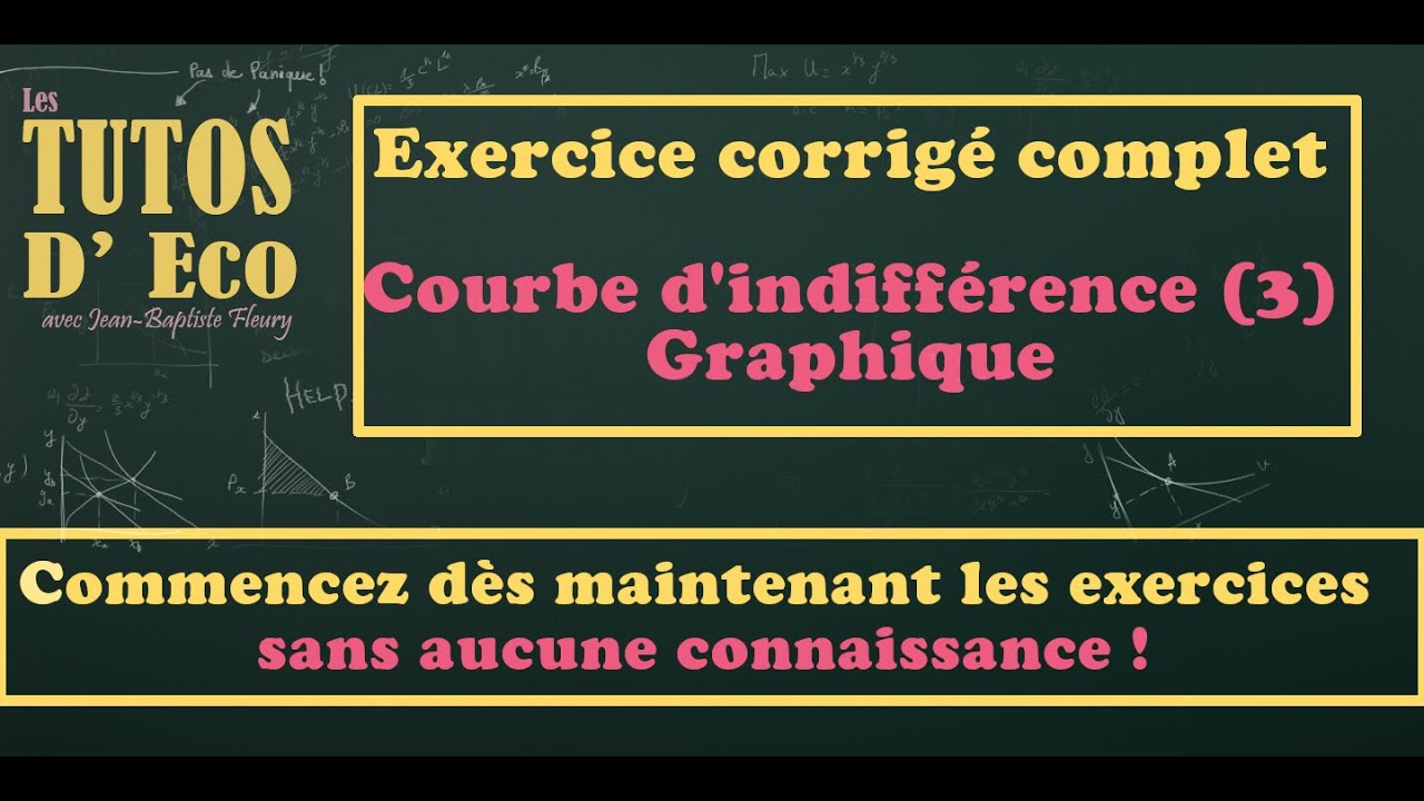 Q2. Le graphique de la courbe d'indifférence : corrigé micro (en détail ...