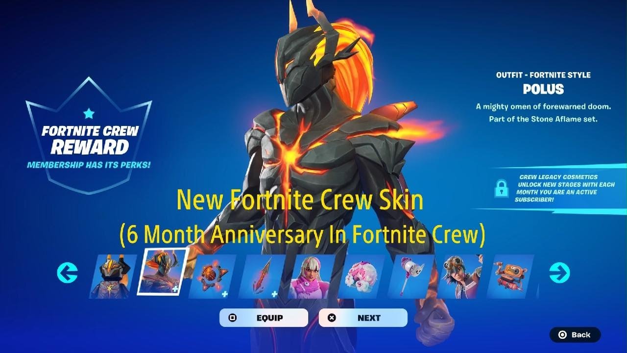 New October Crew Skin - YouTube