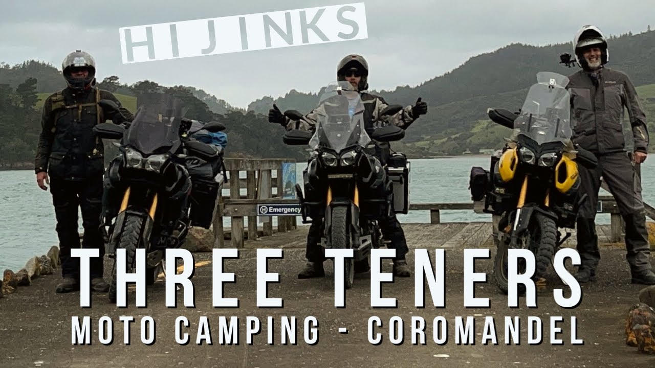 Motorcycle Camping Coromandel Hijinks - The Three Teners, New Zealand ...