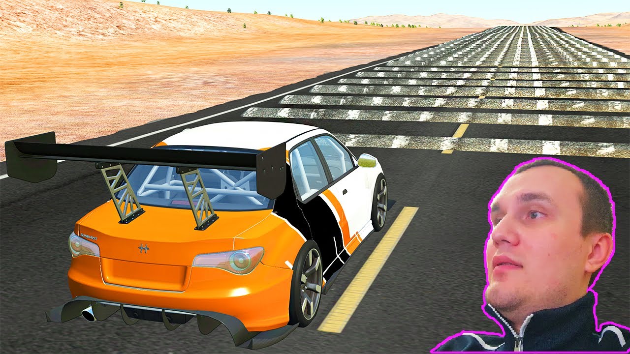 Beamng Drive Gameplay - 100 Speed bumps Challenge - YouTube