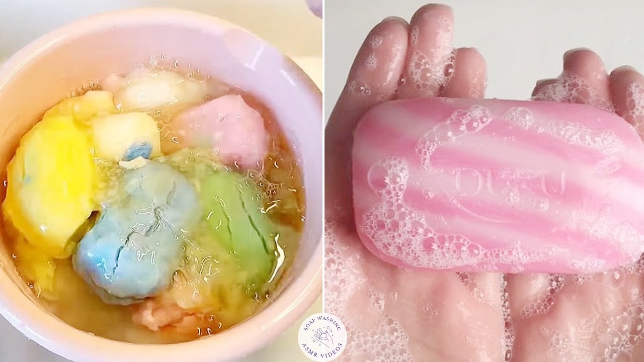 Mushy Soaked Soap - Satisfying Stress Relief ASMR Video #2 - YouTube