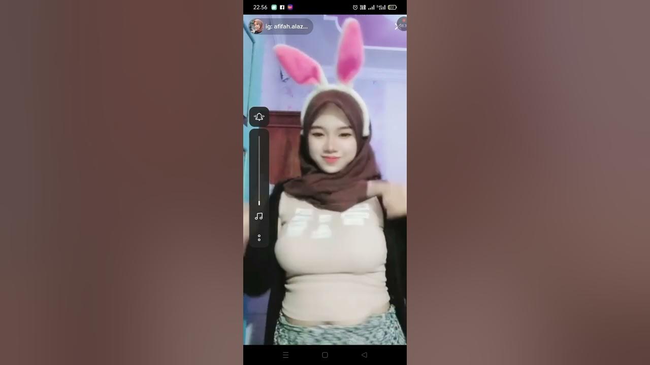 tiktokers ig:afifah.allazamm live pamer tt - YouTube