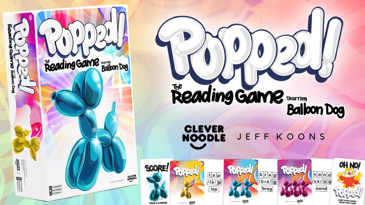 Popped! The Reading Game Starring Balloon Dog - YouTube