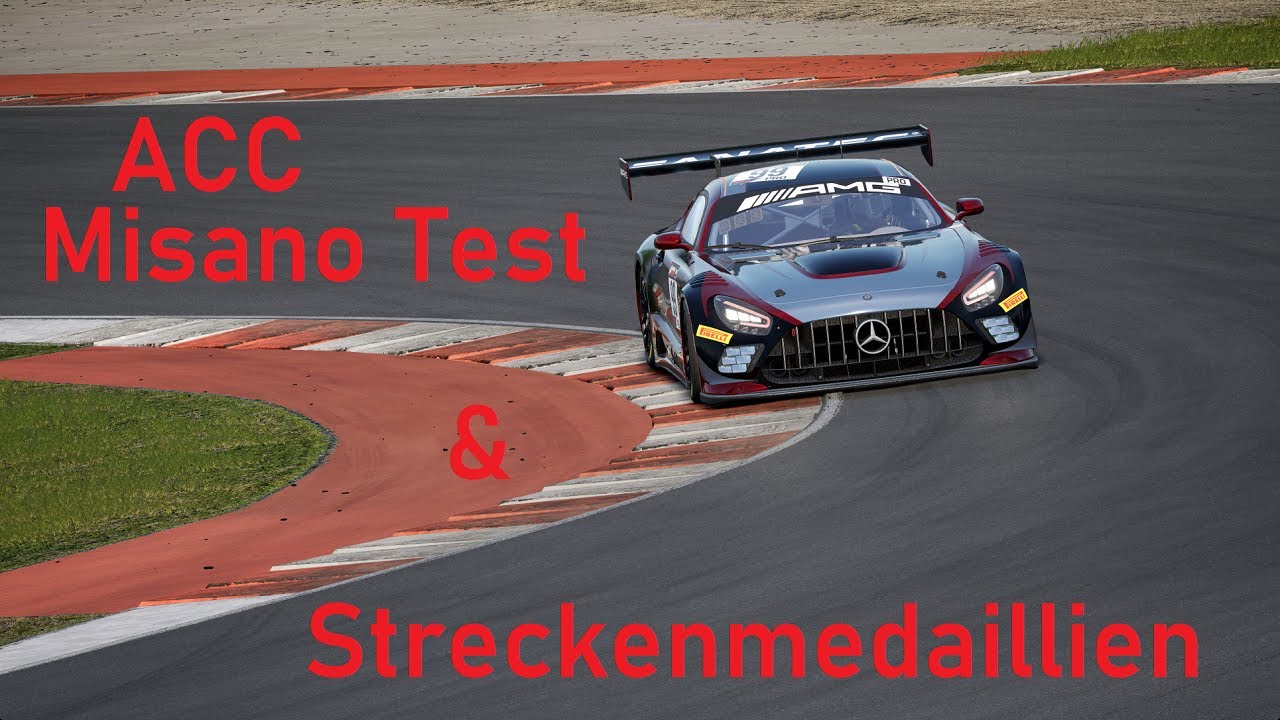 ACC Track Competence & Misano Circuit testen.. - YouTube