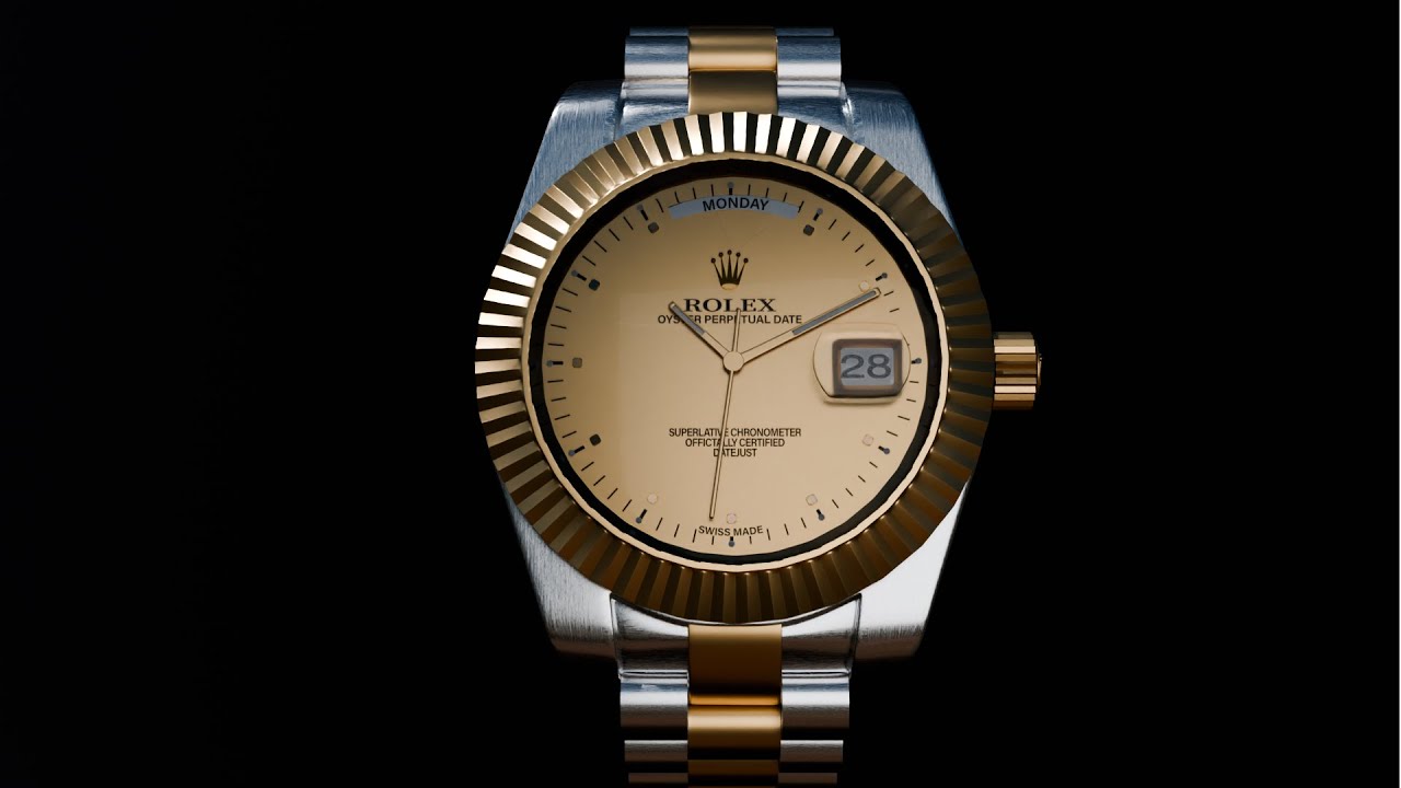 Rolex Oyster Perpetual | Blender 3d Product Animation - YouTube