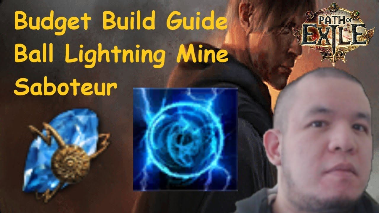 Budget Build Guide | Ball Lightning Mine Saboteur | PoE 3.9 - YouTube