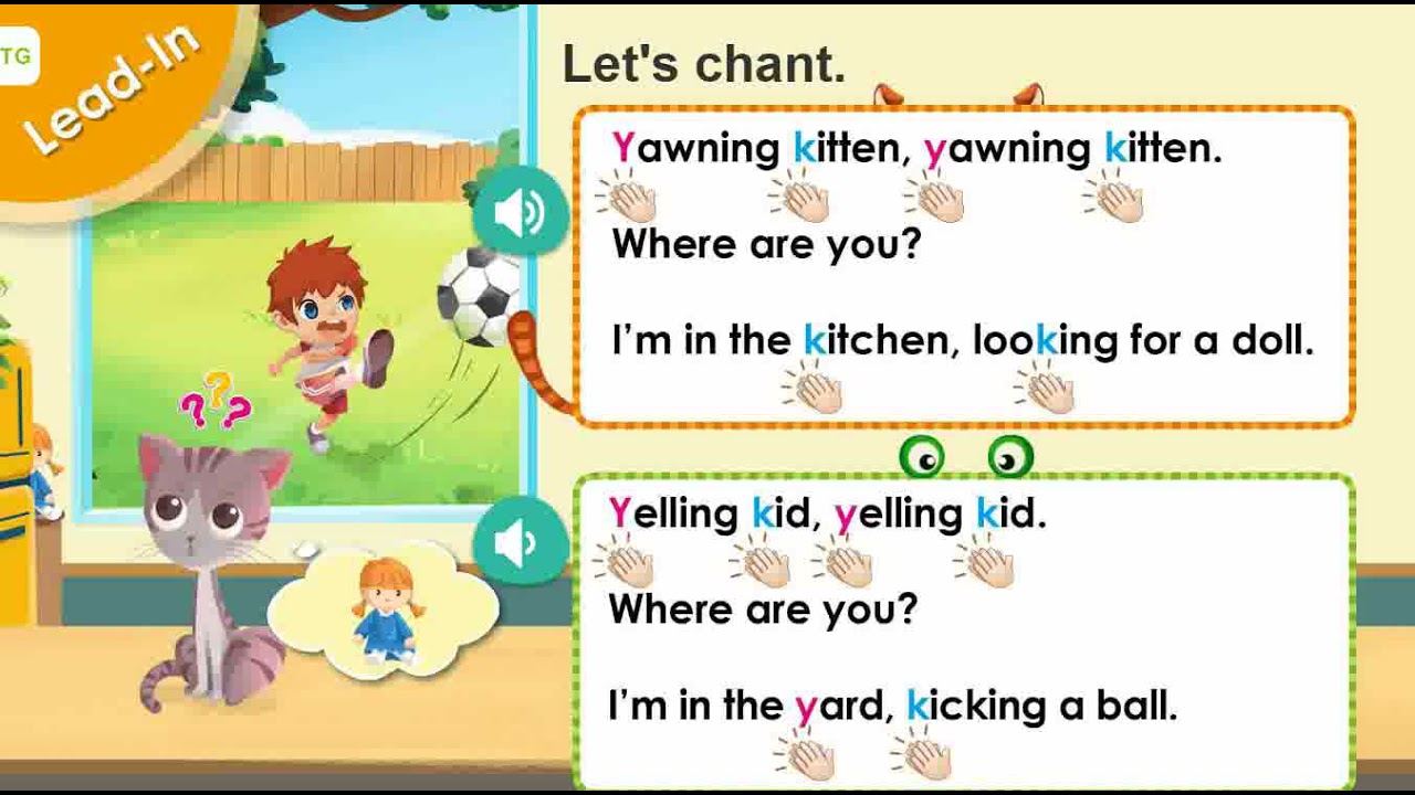 51Talk - Classic English Level 1 Let's Chant (Fun with Phonics Y and K ...