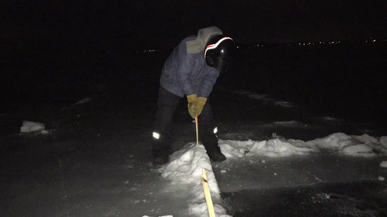 Sailing the Wisconsin at night on Lake Winnebago #iceboating - YouTube