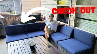 Upgrade patio cushions for outdoor - Outdoor Patio Replacement Cushions, 14 Piece Sofa Cushion Set,