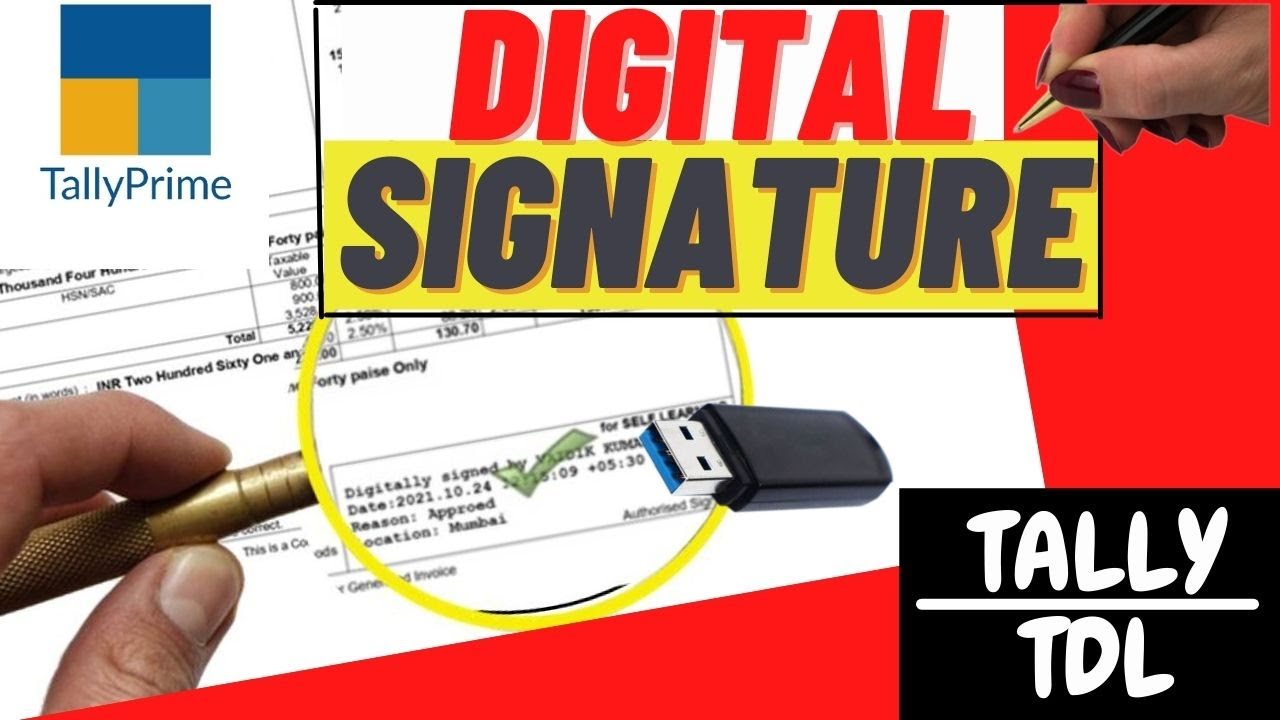 digital signature tdl ! digital signature tdl for tally prime ! Self ...