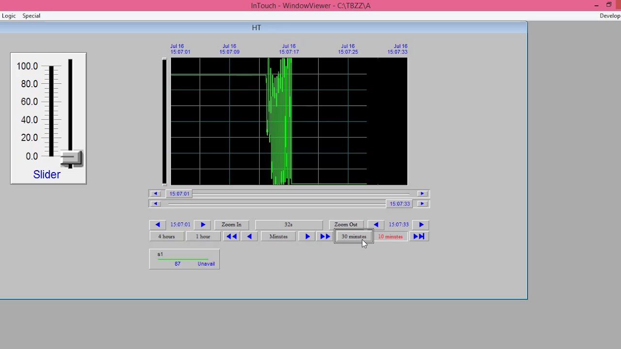 Scada: Intouch Animation:Features- HISTORICAL Trends In HINDI - YouTube