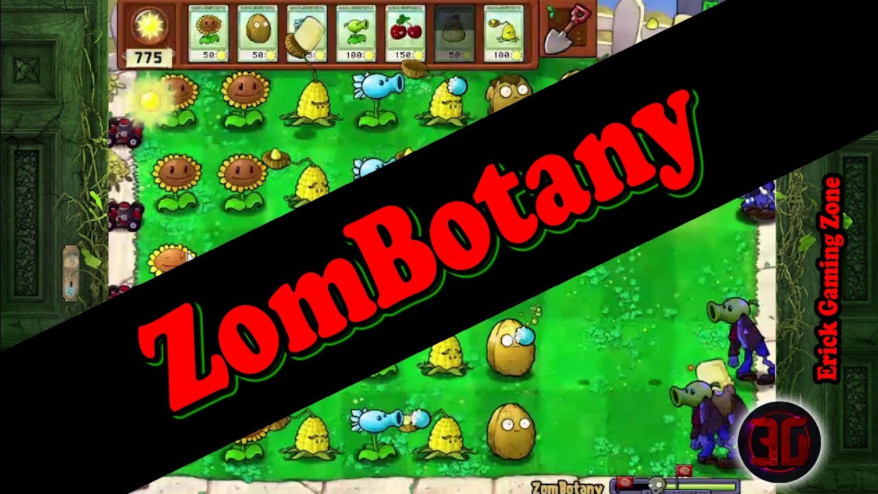 Plants vs. Zombies: Minigame #1 - ZomBotany | Erick Gaming Zone - YouTube