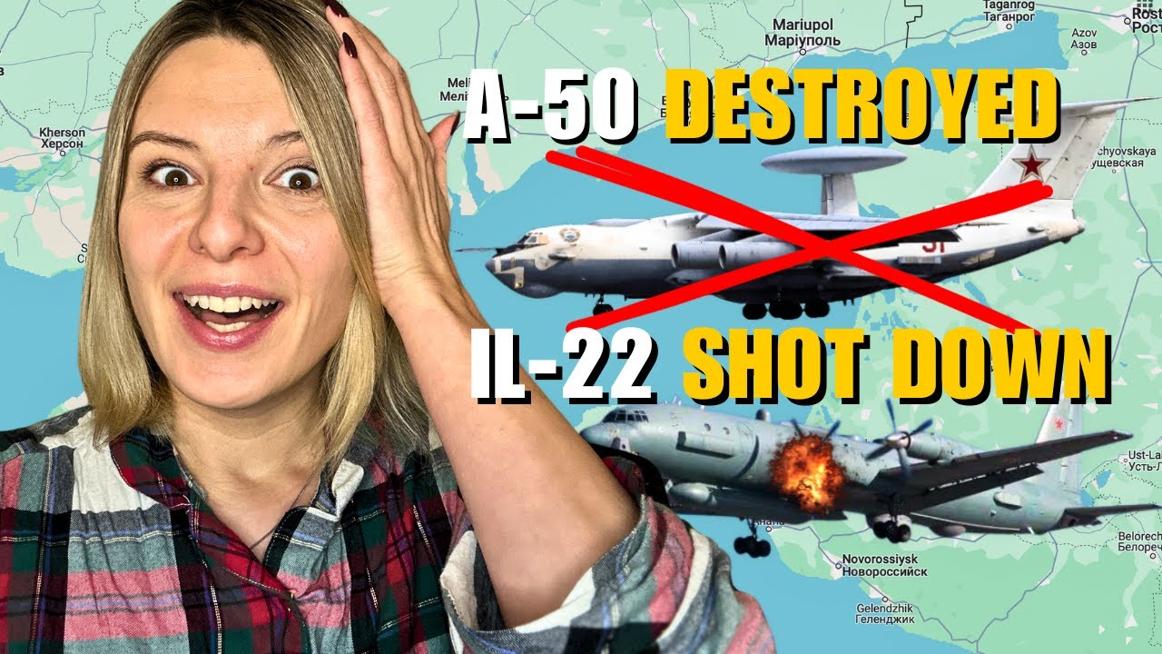 URGENT: RUSSIAN A-50 AEW&C AIRCRAFT DESTROYED & IL-22 SHOT DOWN. Vlog ...