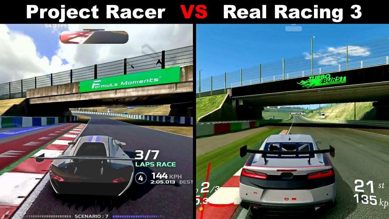 Project Racer vs Real Racing 3 - Graphics Comparison - YouTube