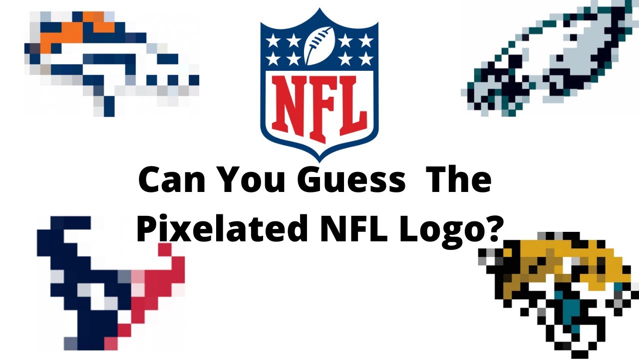 Can You Guess the Pixelated NFL Logo? (Challenging) - YouTube