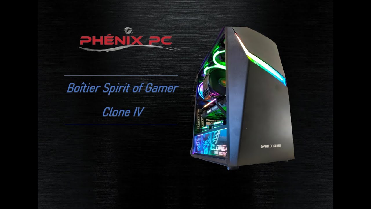 PC Spirit Of Gamer Clone 4 Intel I9 9900k + MSI RTX 3060 12G - YouTube