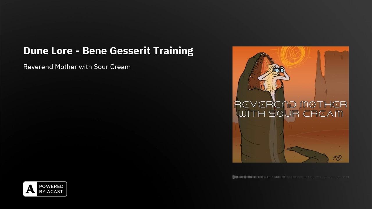 Dune Lore - Bene Gesserit Training - YouTube