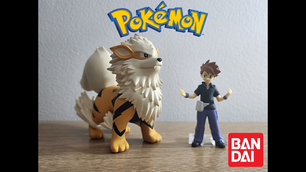 Pokémon Scale World - Green & Arcanine - Unboxing - Bandai - YouTube