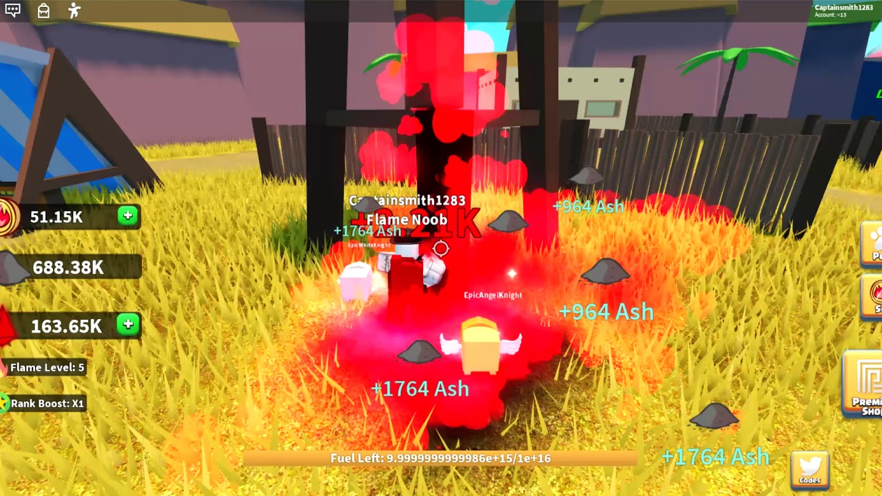 Playing Roblox Flamethrower Simulator - YouTube