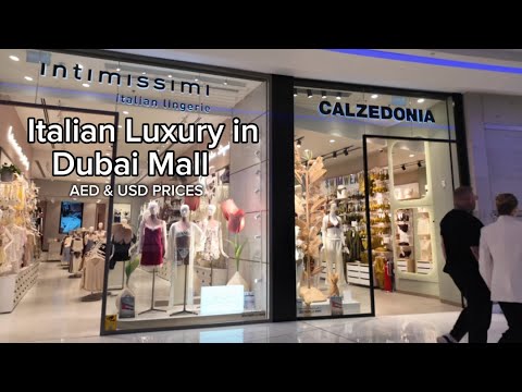 Italian Lingerie & Swimwear Walkthrough in Dubai Mall | Intimissimi & Calzedonia ✨