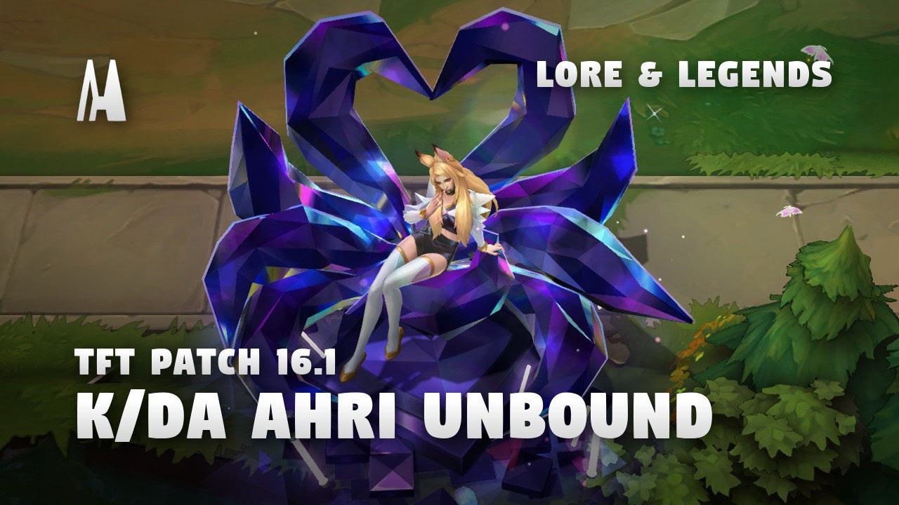 K/DA AHRI UNBOUND | FINISHER, BOOM, EMOTES | TFT 16.1 - YouTube