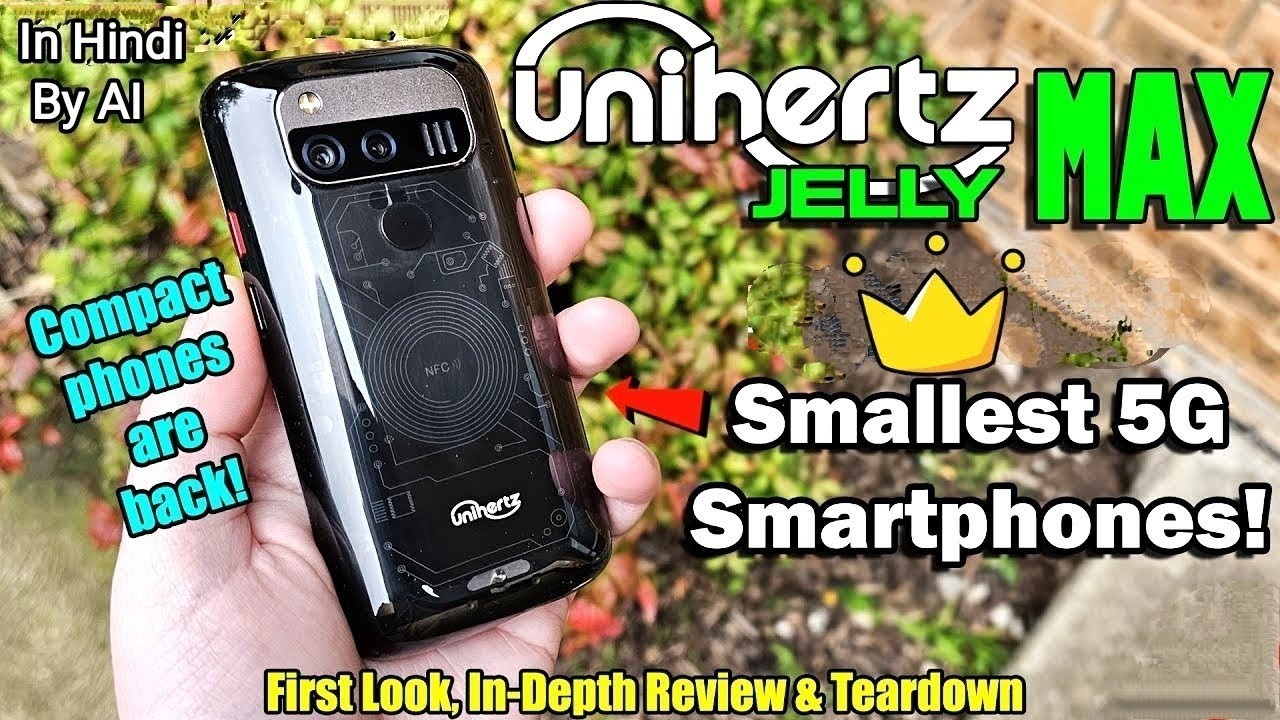 The World's Smallest 5G Smartphone | Unihertz Jelly Unboxing and Review ...