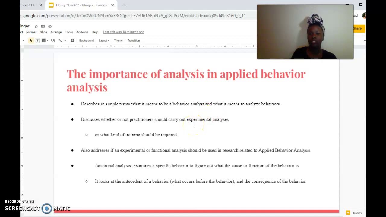 Henry D. Schlinger, Jr., Ph.D., BCBA-D - YouTube
