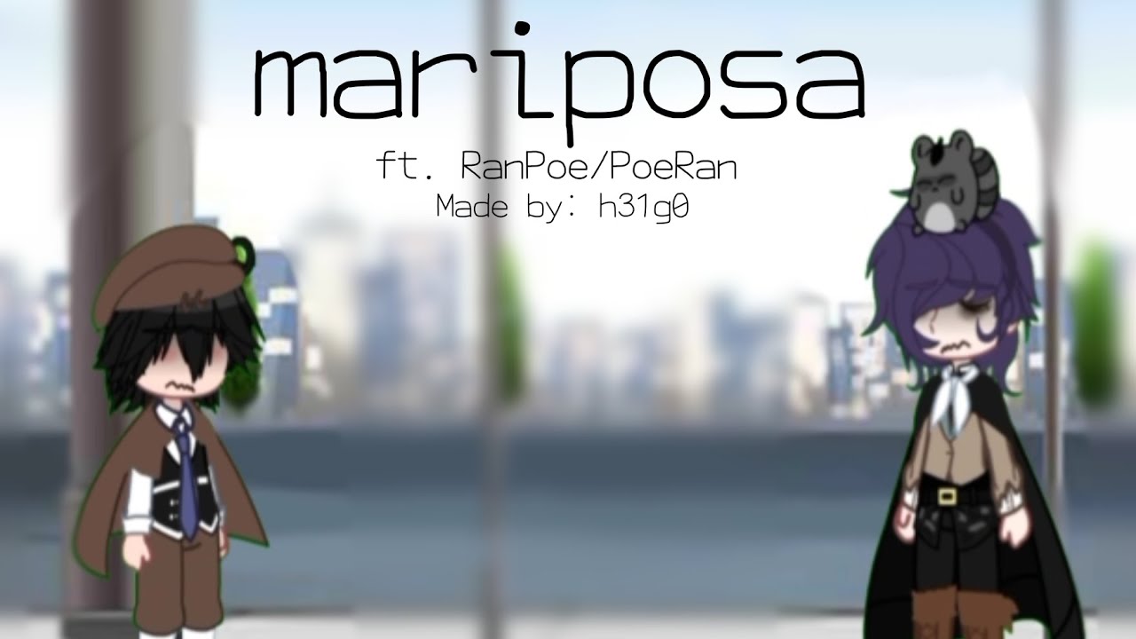 Mariposa // OG // Angst(?), Last part. // BSD // RanPoe/PoeRan // @BR3 ...