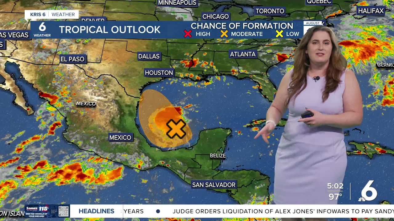 Tropics Update: Tropical Wave Invest 98-L intensifies - YouTube