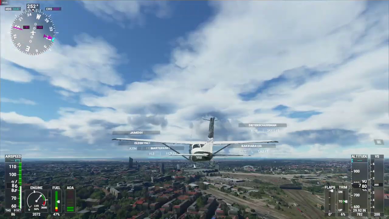 Microsoft Flight Simulator Demo Flight Cessna 172 - YouTube