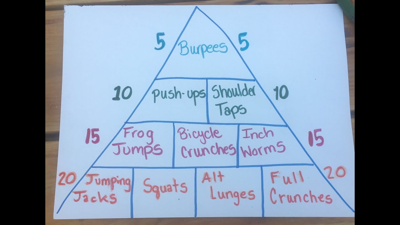 Kid's Pyramid Workout - YouTube