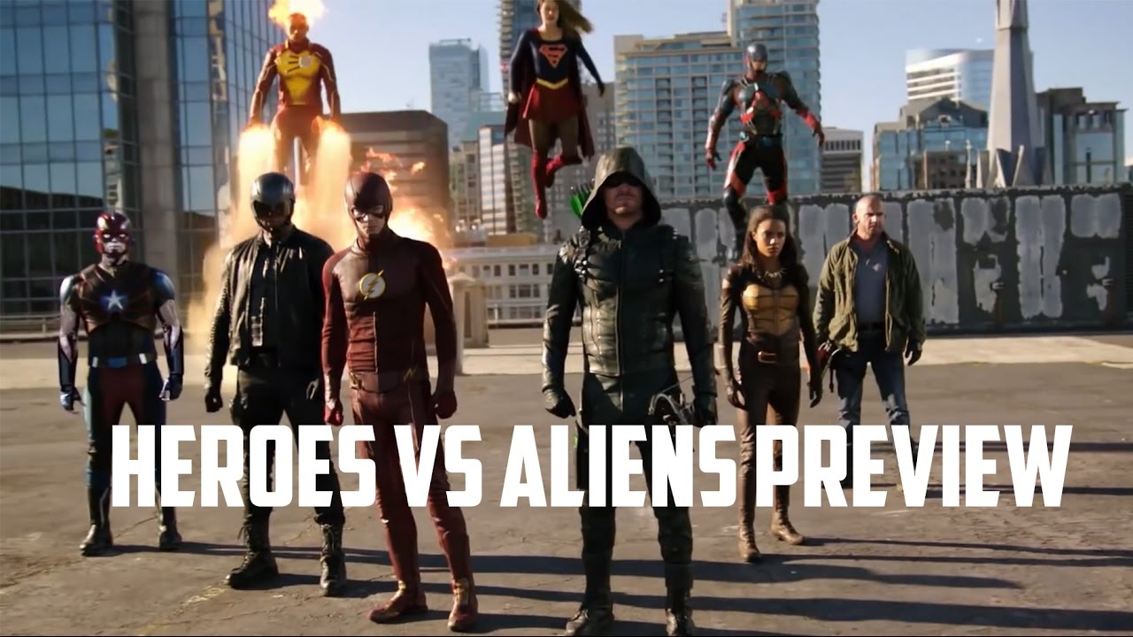 CW DC Heroes vs Aliens Preview - YouTube