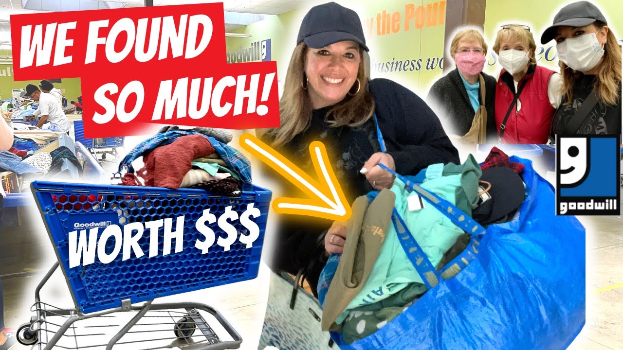 You Can't Beat the BINS! HUGE Goodwill Outlet Haul to flip for Profit ...