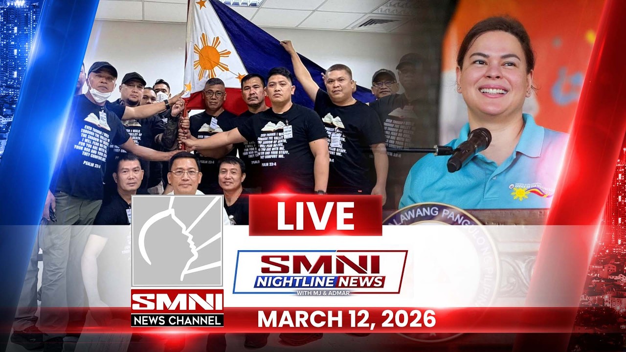 LIVE: SMNI Nightline News with Admar Vilando | March 12, 2026 ...