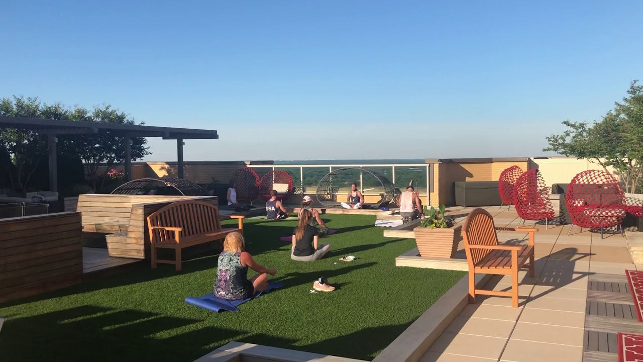 Rooftop open yoga - YouTube