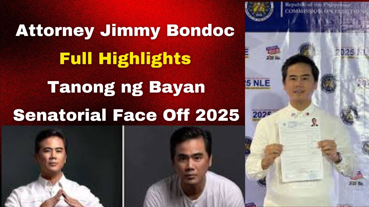 🔥 Atty. Jimmy Bondoc’s Best Moments in the 2025 Senatorial Debate ...