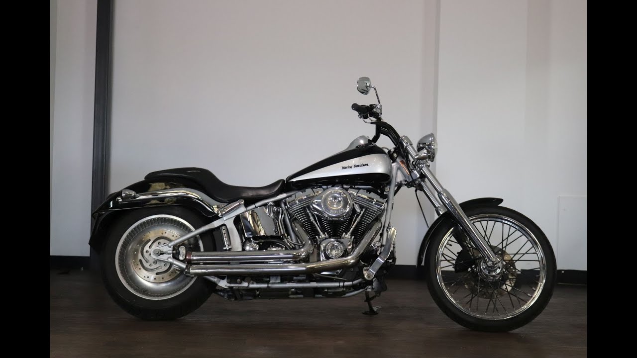 HARLEY DAVIDSON FXSTB DEUCE SOFTAIL S&S ENGINE WALK AROUND VIDEO TOUR ...