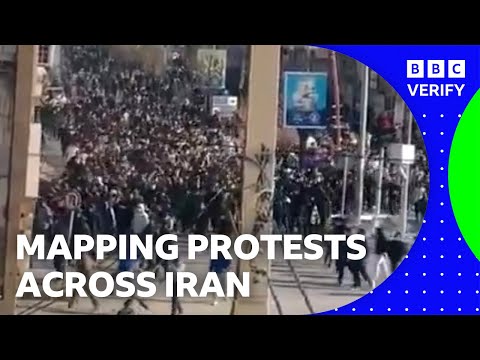 Iran anti-government protests spread to majority of provinces, videos show | BBC News