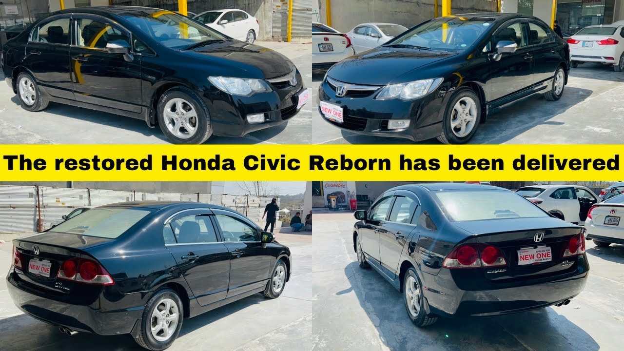 After completing the restoration, the Honda Civic Reborn was delivered ...