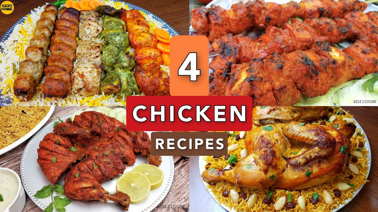 4 BEST Chicken Recipes For Dawat by Aqsa's Cuisine, Bbq Platter ...