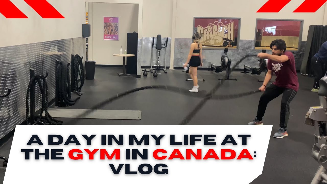 A Day in My Life at the Gym in Canada: Vlog - YouTube