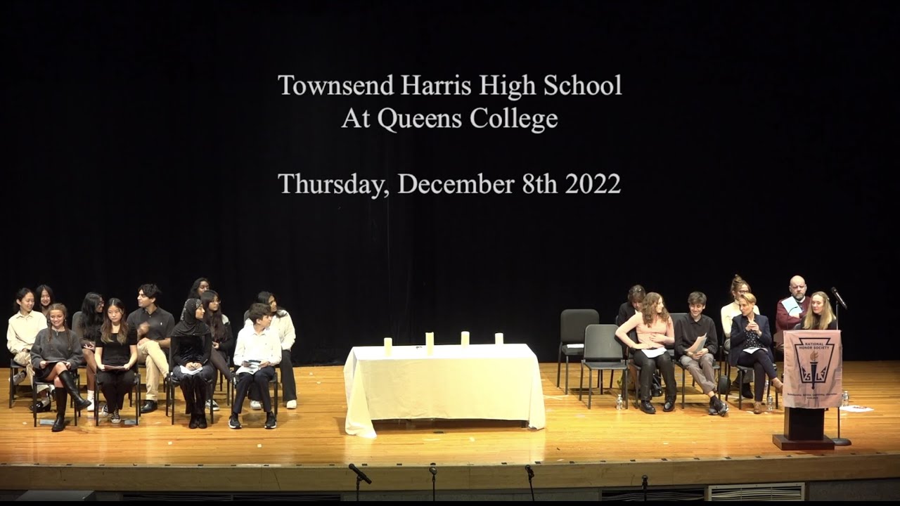 Townsend Harris 2022 Arista Induction Ceremony - YouTube