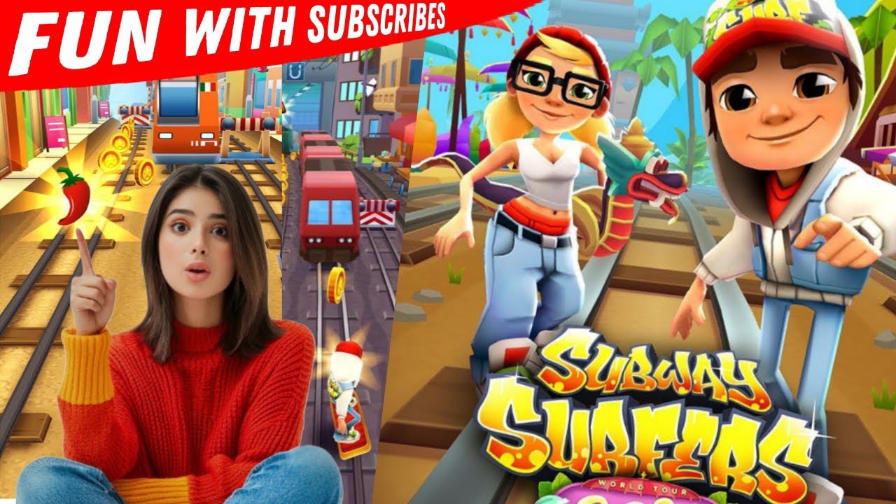 Legend Girl Gameplay of Subway surfers live | Subway surfers Girl Gamer ...