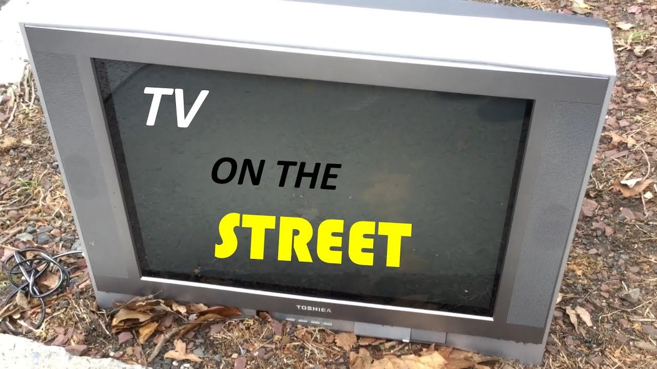 TV on The Street- 27" Toshiba CRT - YouTube