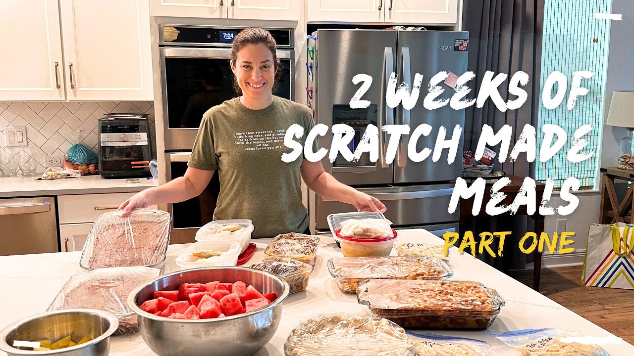 2 Weeks of scratch made meals before I leave town.. AGAIN! - YouTube