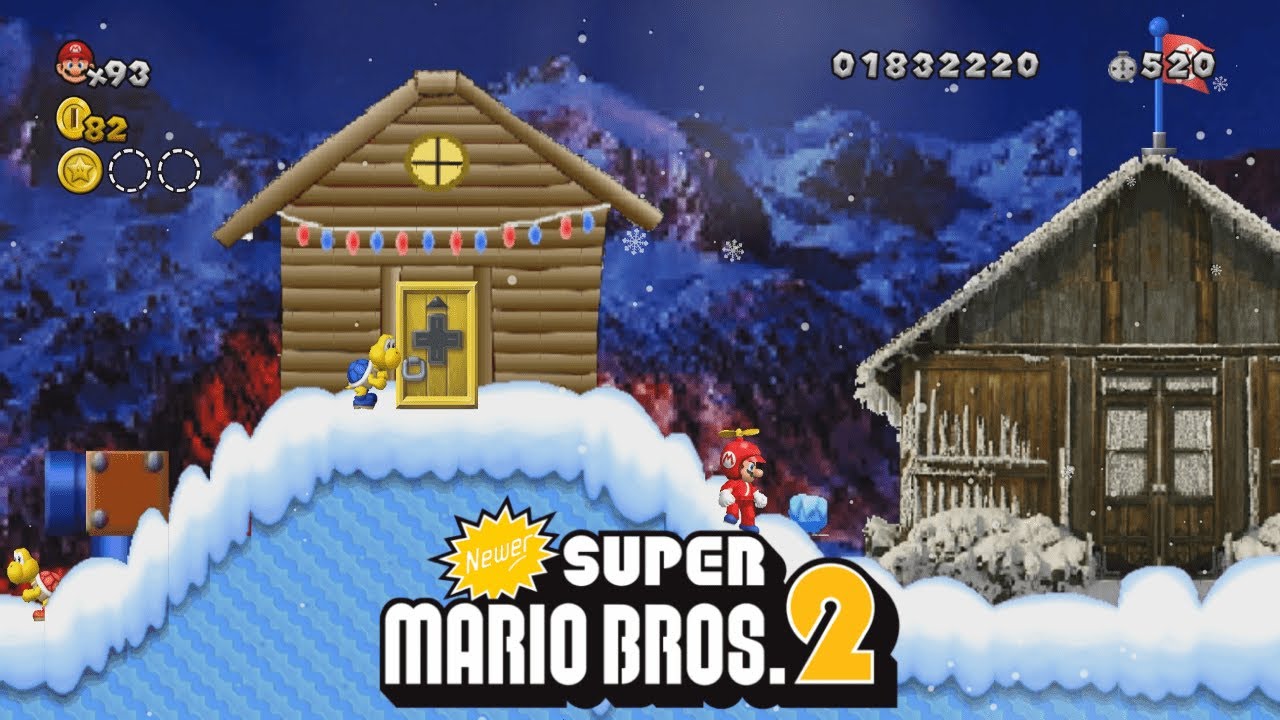 Newer Super Mario Bros.2 #12 Walkthrough 100% - YouTube