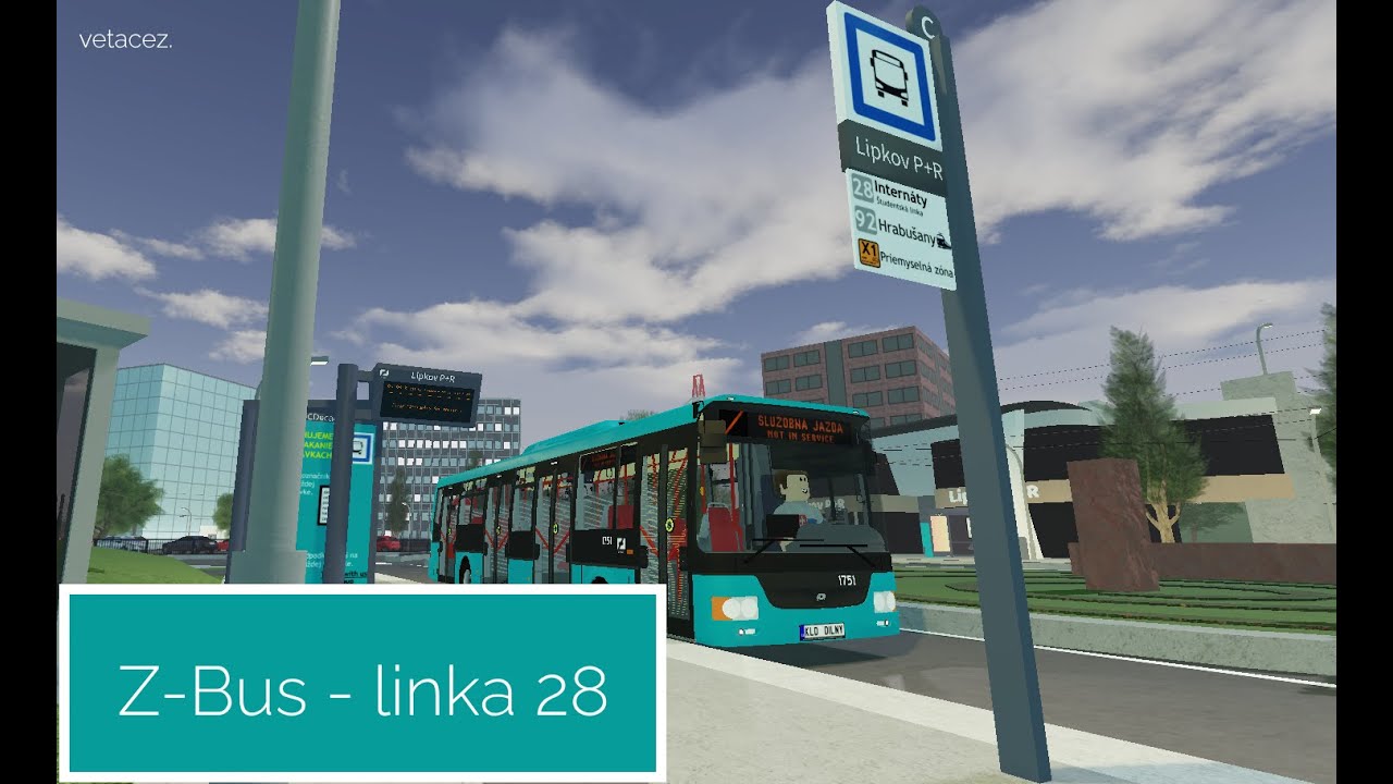 Z-Bus linka 28 | robloxbusy #1 - YouTube