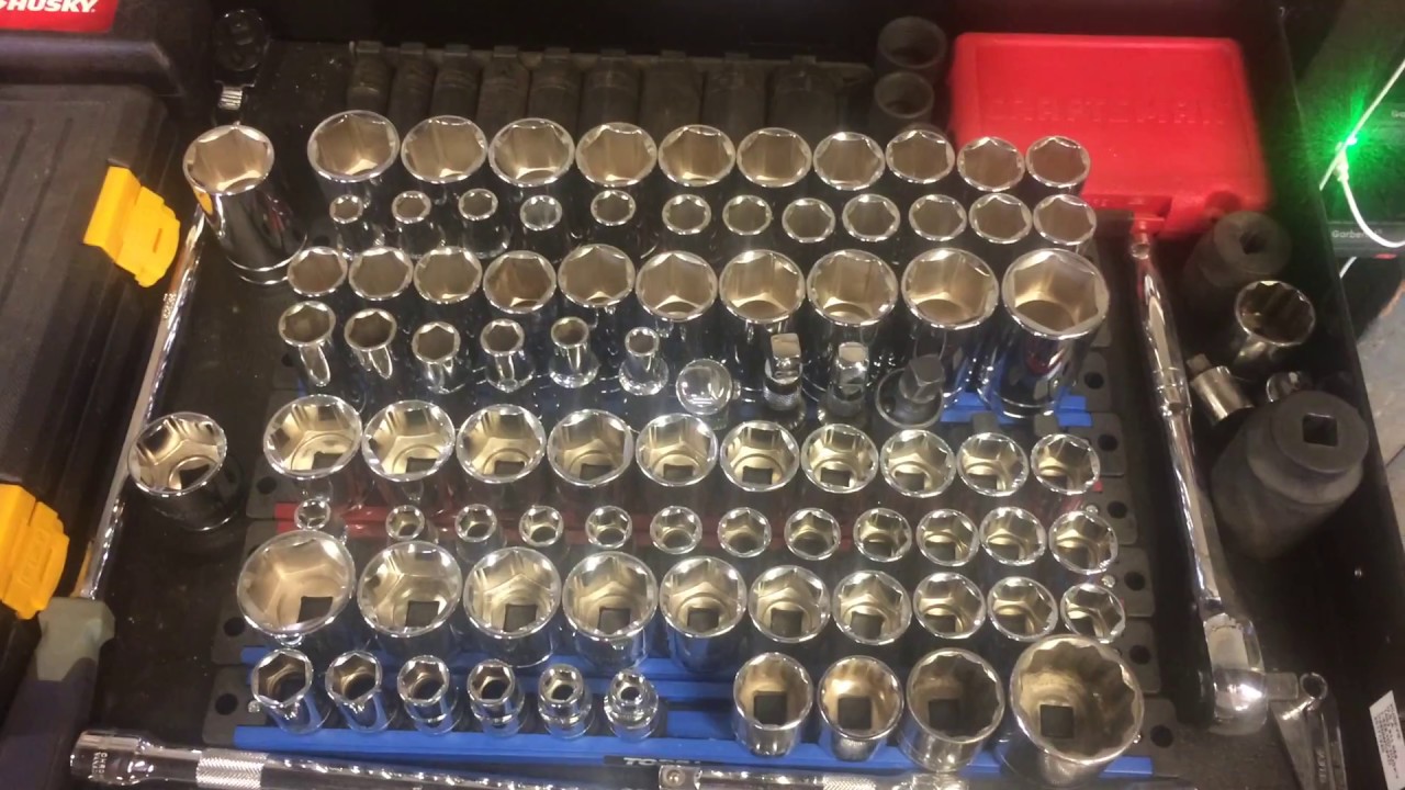 Husky 46” extra deep tool box tour - YouTube